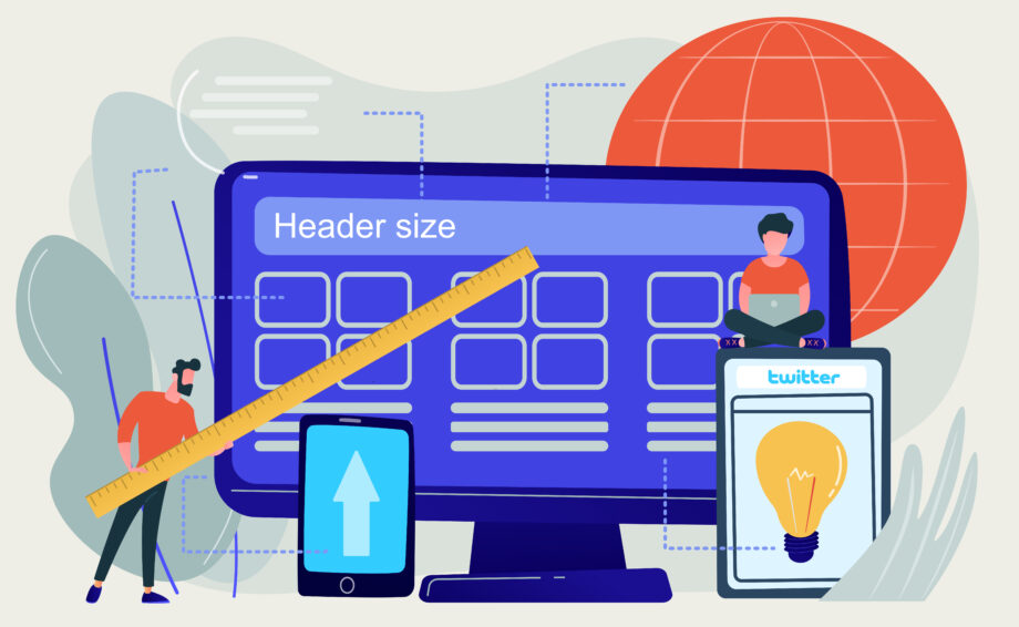 The exact Twitter header size today.